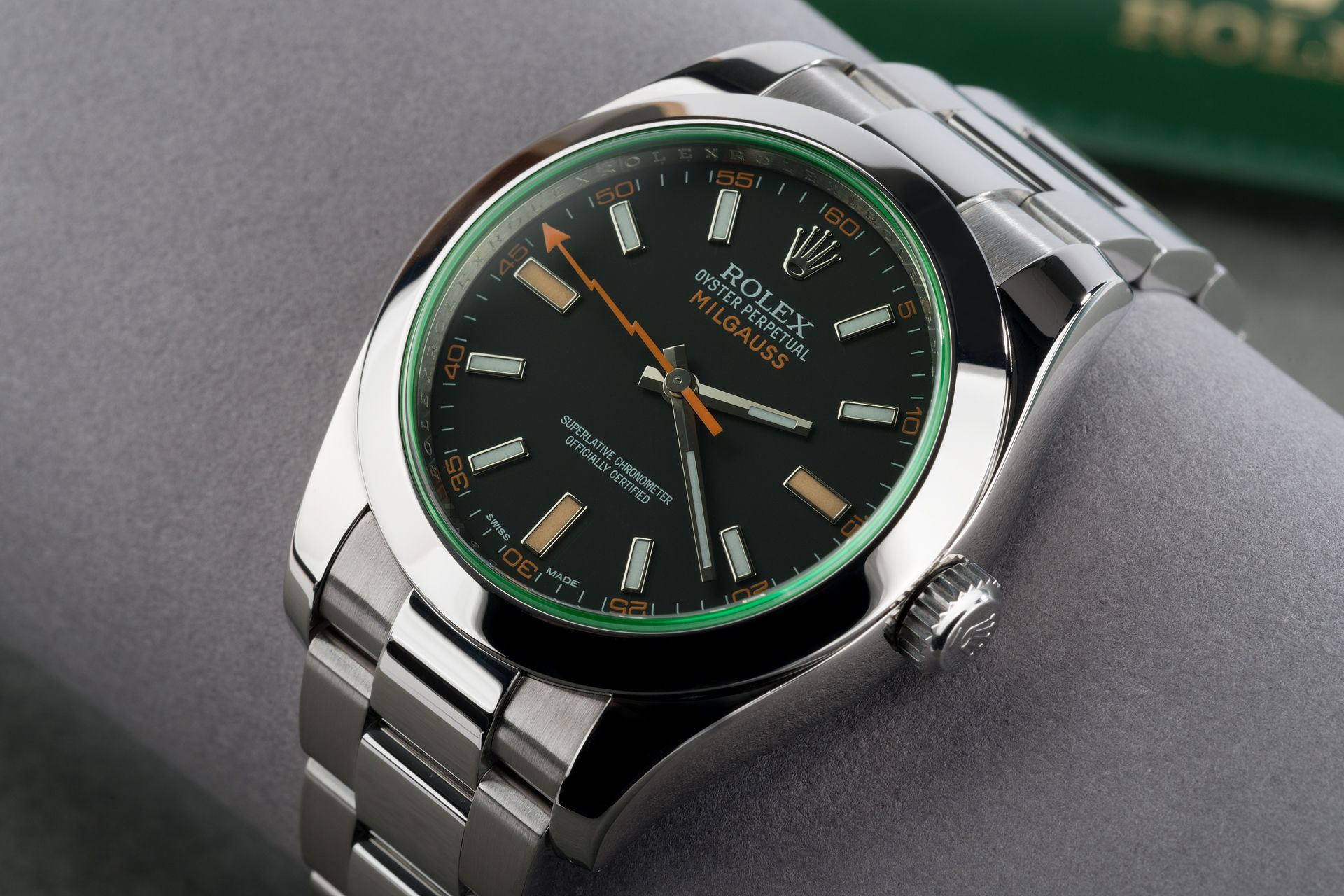 Rolex Milgauss Watches | ref 116400GV | Box & Papers | The Watch Club