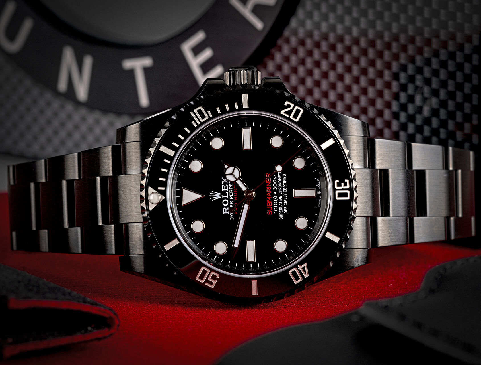 Pro Hunter Submariner Red Watches | ref 124060 | Submariner Red | The ...