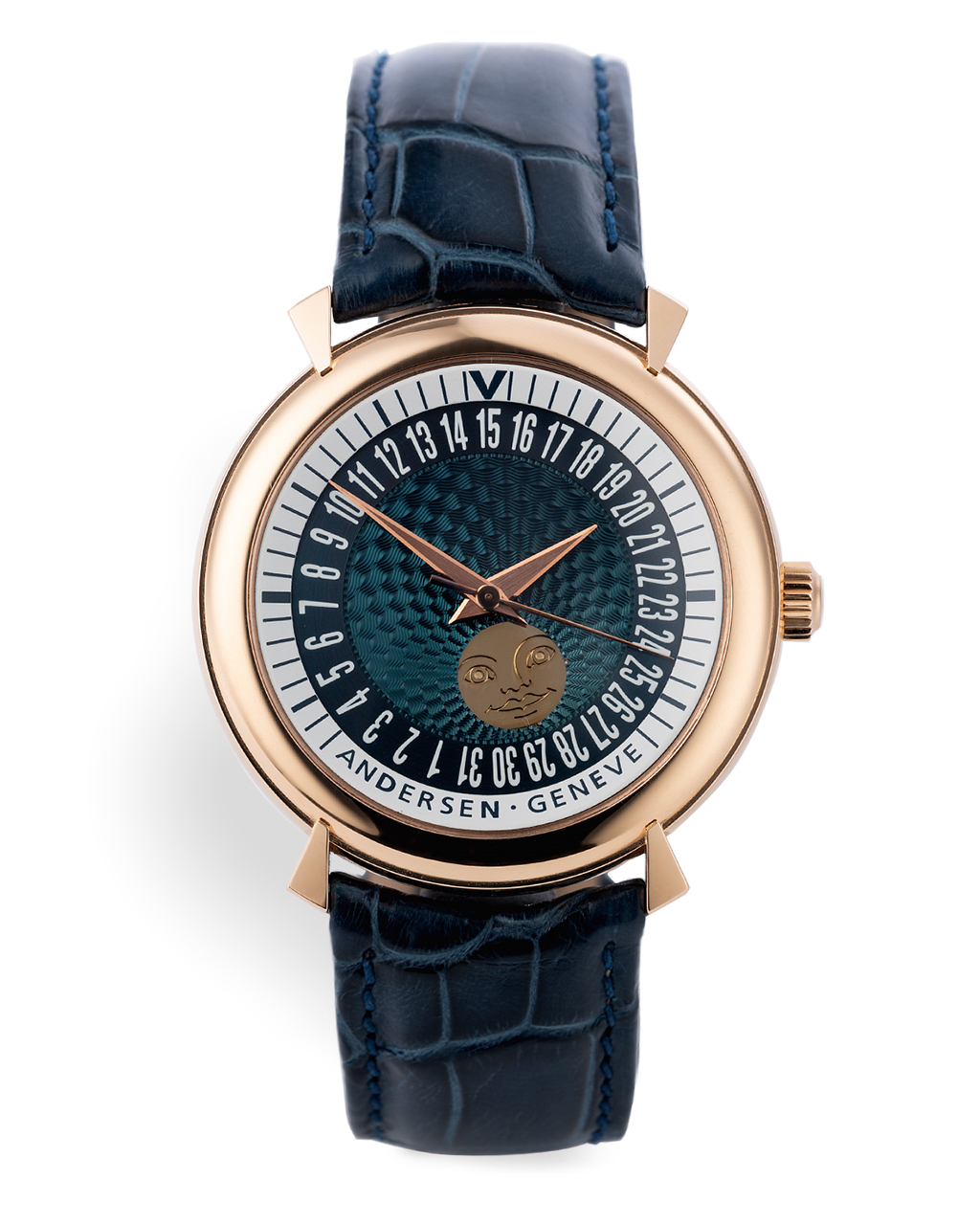 Andersen Geneve Orbita Lunae Watches | | 'Blue Gold' Wandering Moon ...