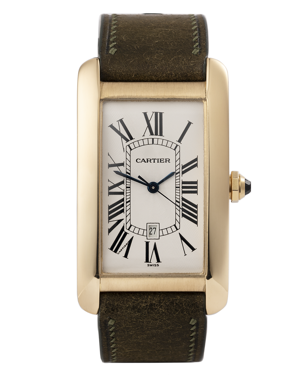 Cartier Tank Américaine Watches | ref 1740 | 1740 - 18ct Yellow Gold ...