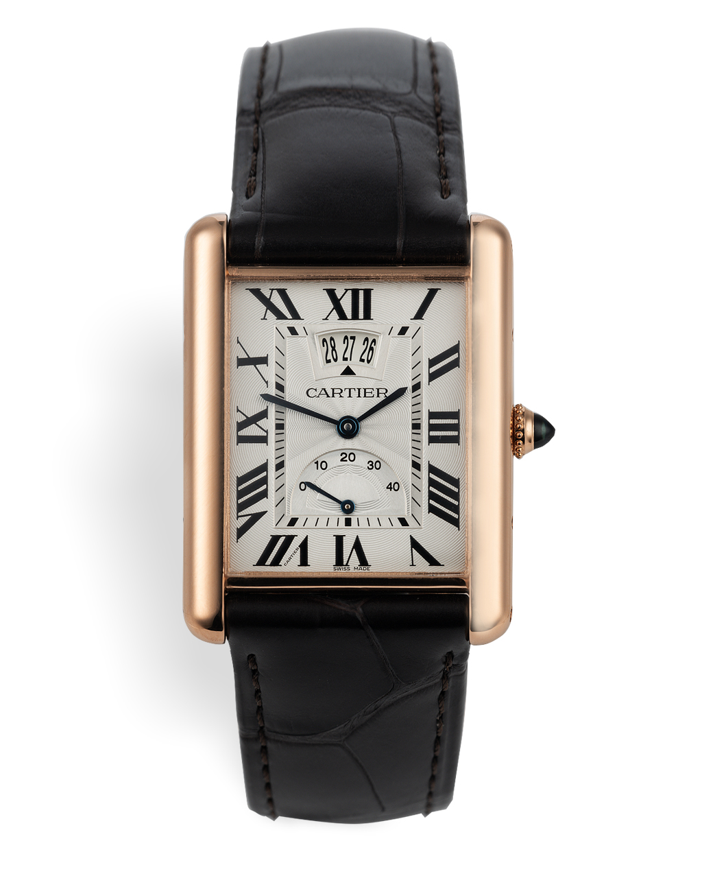 Cartier Tank Louis Watches | ref W1560003 | 18ct Rose Gold 'Power ...