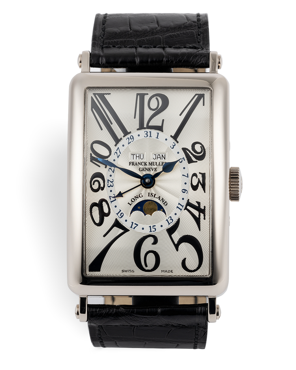 Franck Muller Long Island Watches | ref 1200 MC L | 18ct White Gold ...