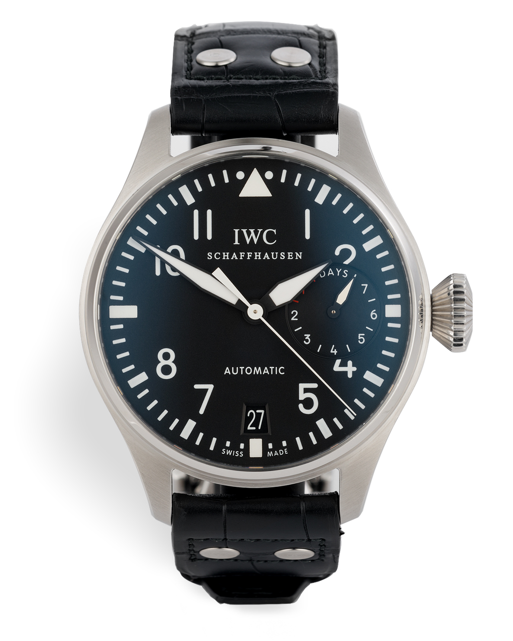 IWC Big Pilot Watches | ref IW500401 | 7 Day Power Reserve | The Watch Club