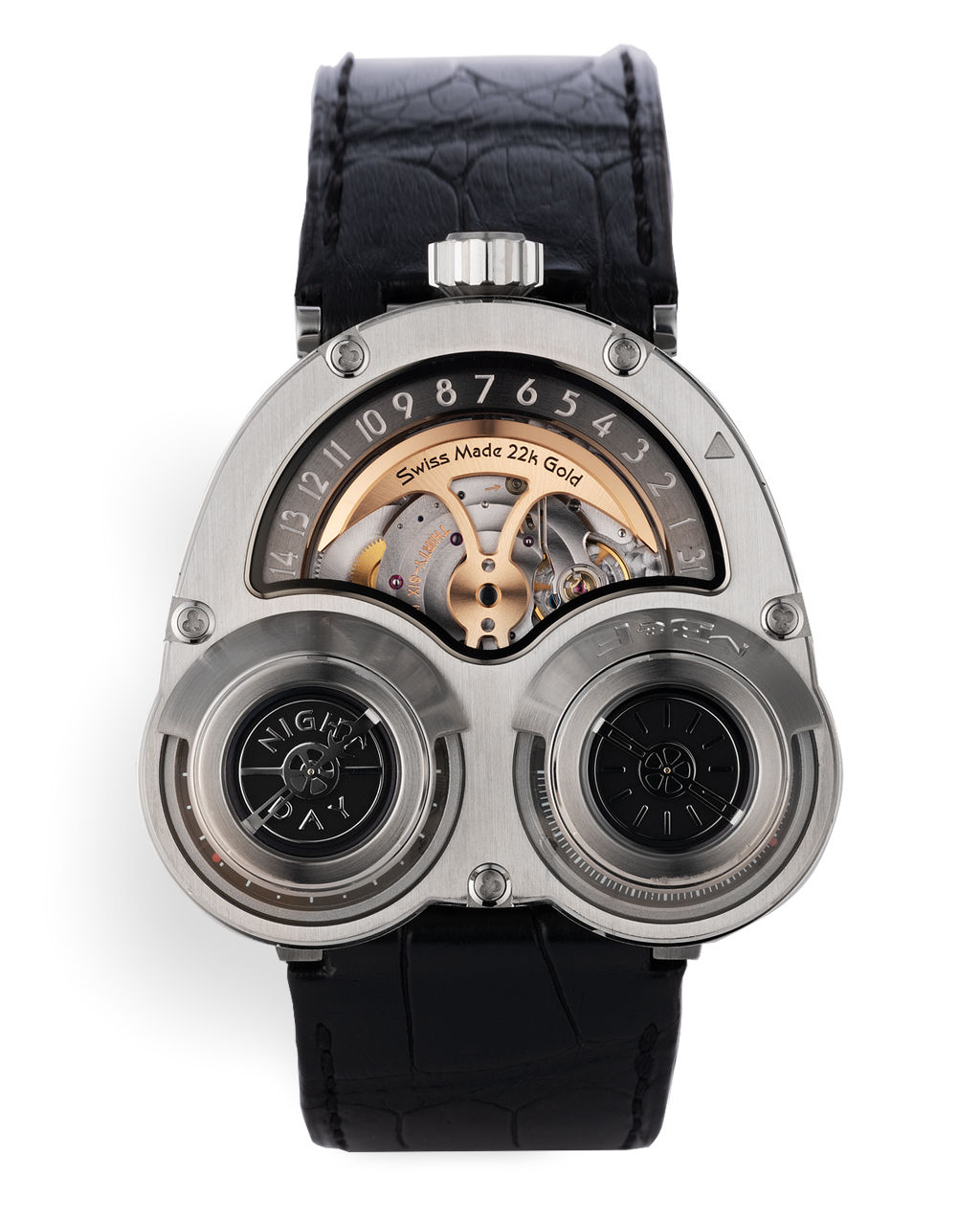MB&F HM3 Watches | ref 30.WTL.B | White Gold & Titanium | The Watch Club