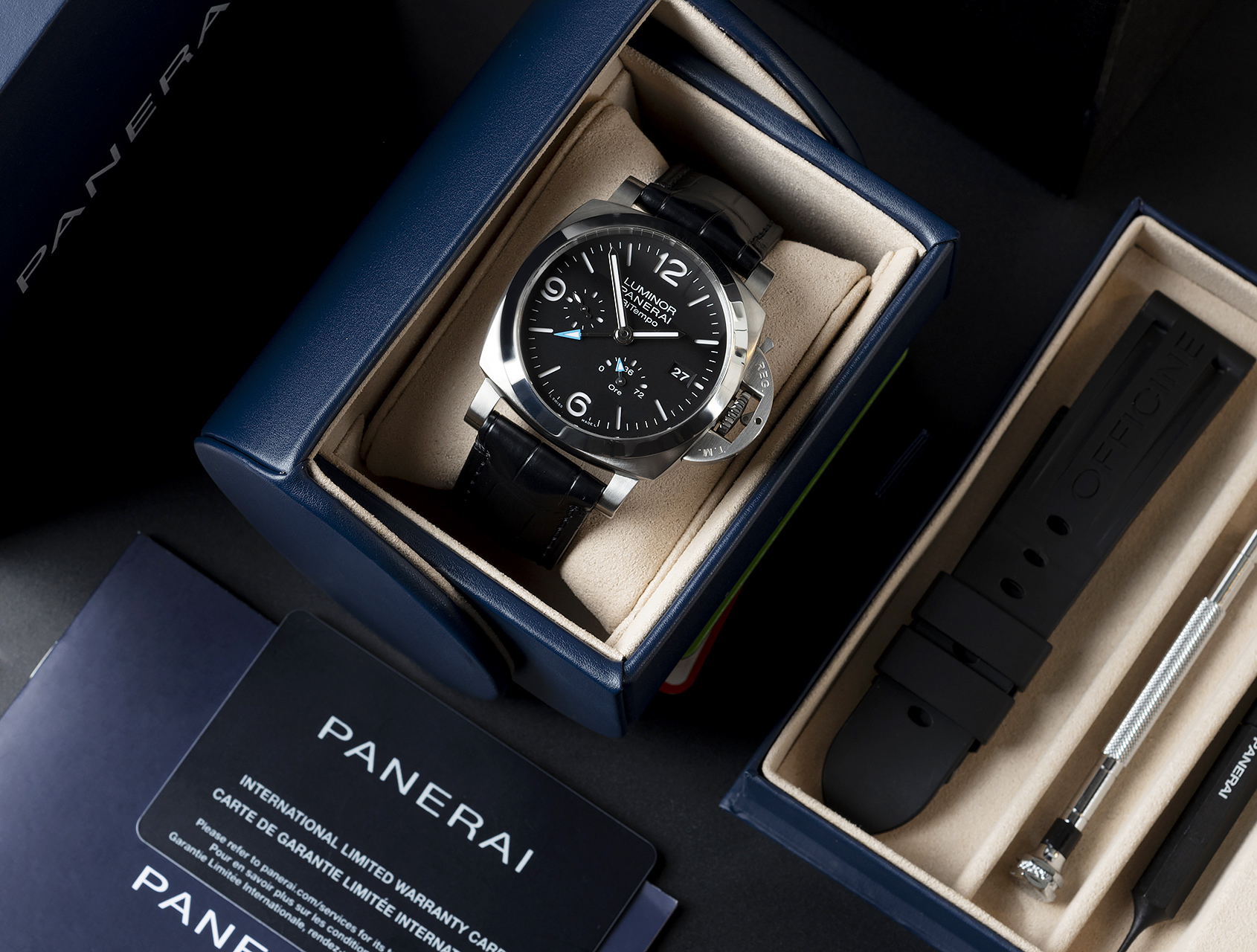 Panerai Luminor BiTempo Watches | ref PAM01360 | PAM01360 - Dual-Time ...