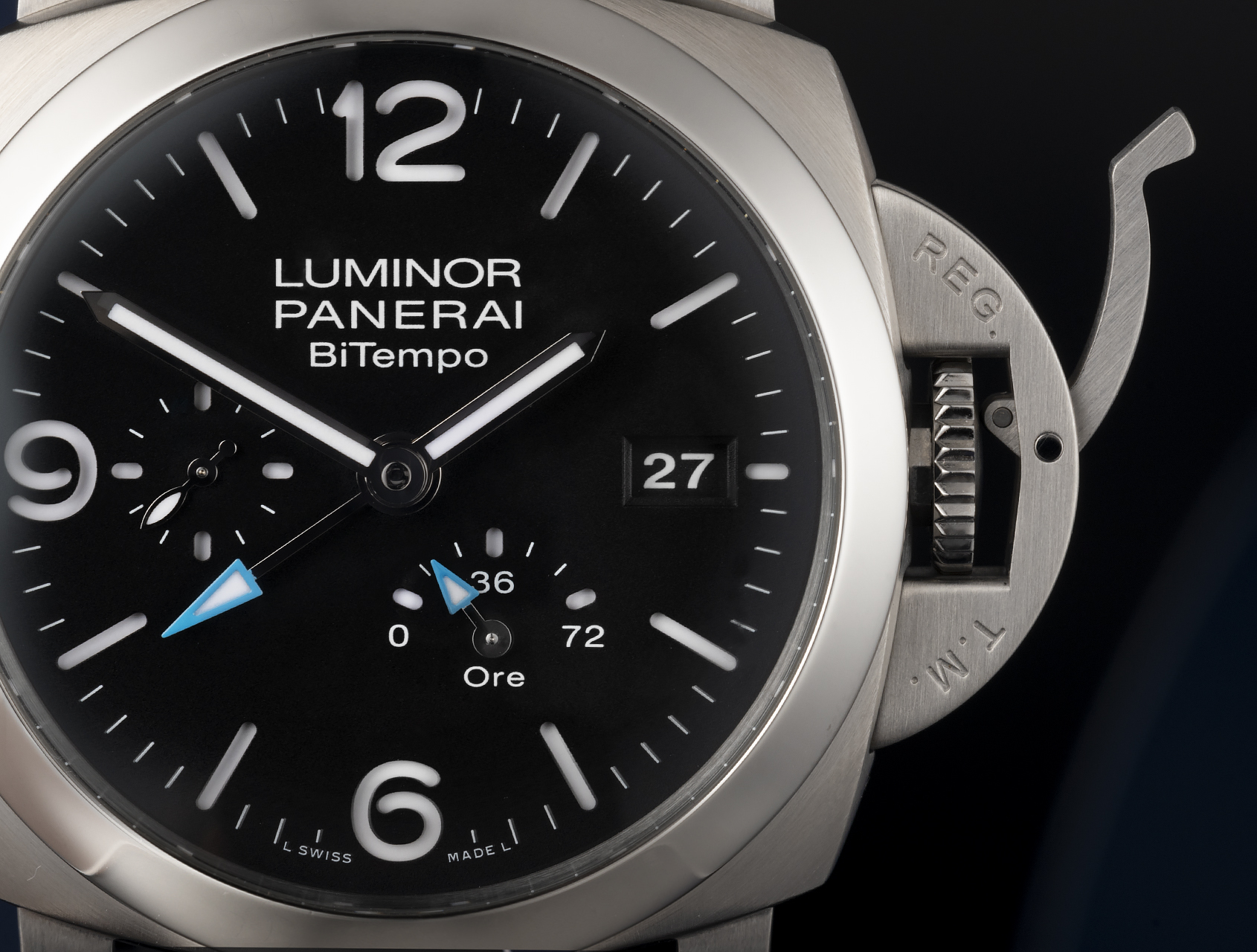 Panerai Luminor BiTempo Watches | ref PAM01360 | PAM01360 - Dual-Time ...