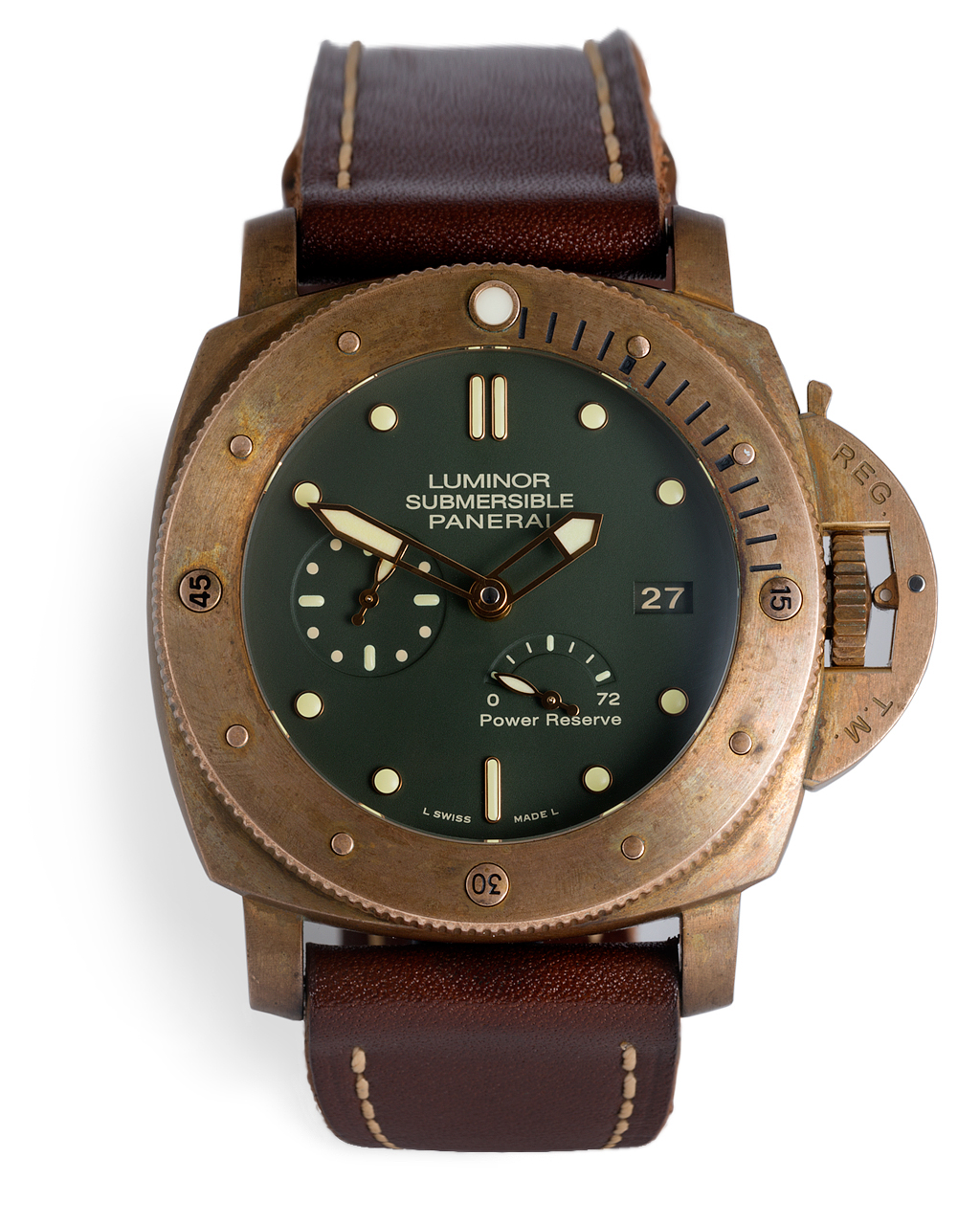 Panerai Luminor Submersible Watches | ref PAM00507 | 'Bronzo' Limited ...