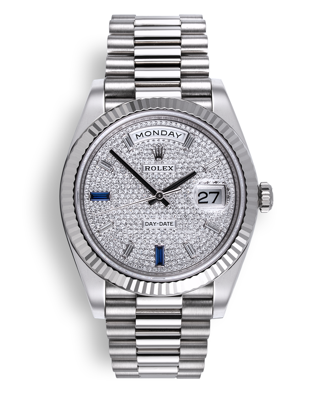 Rolex Day-Date Watches | ref 228239 | 228239 - Pavé | The Watch Club