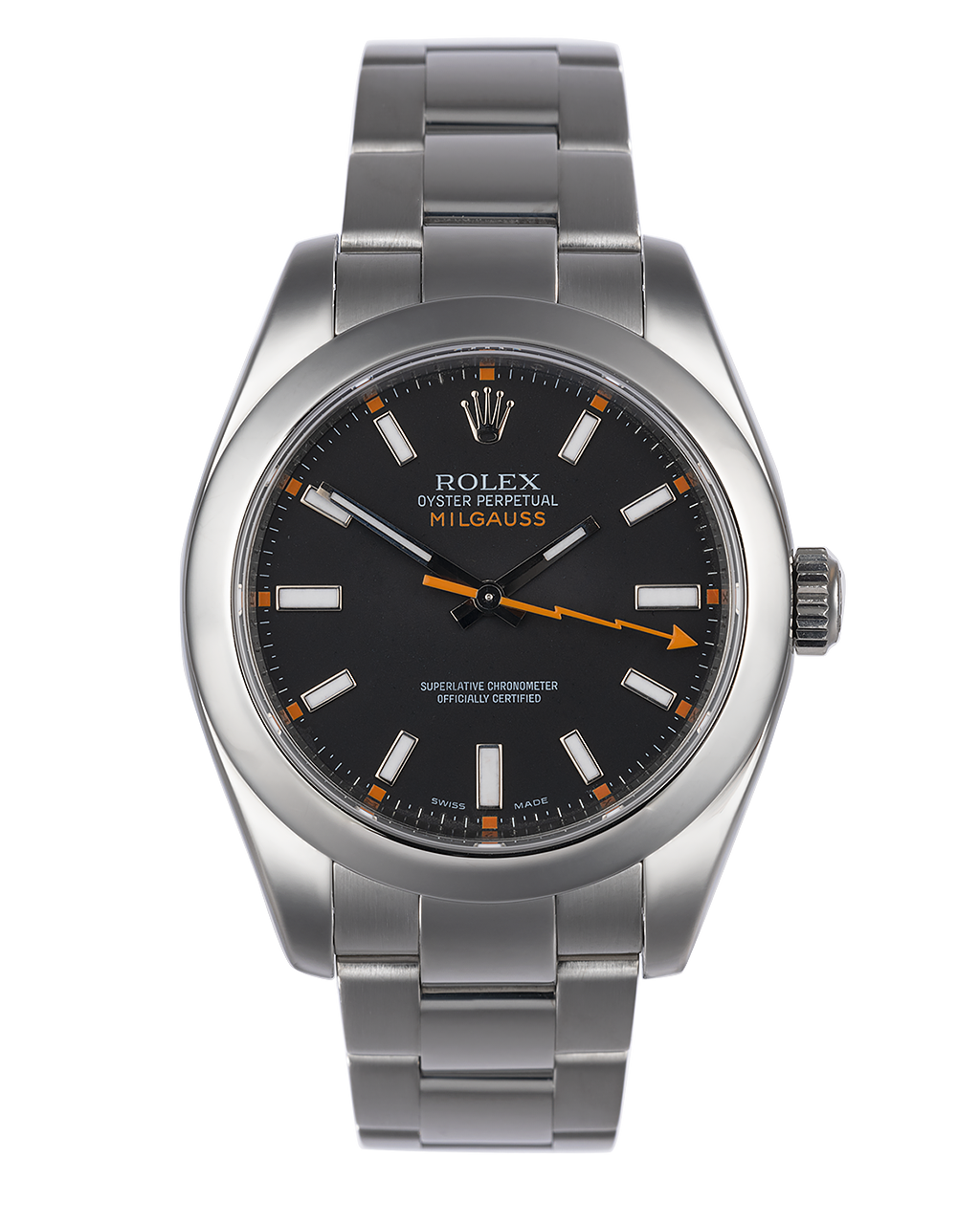 Rolex Milgauss Watches | ref 116400 | 116400 - Slate Grey | The Watch Club