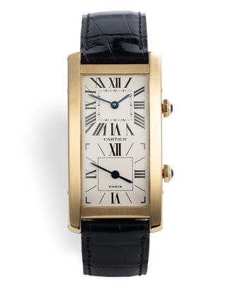 Cartier Tank Cintrée Dual-Time Watches | | Twin Mechnical Movements ...